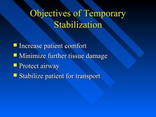 Fracture stabilization | PPT