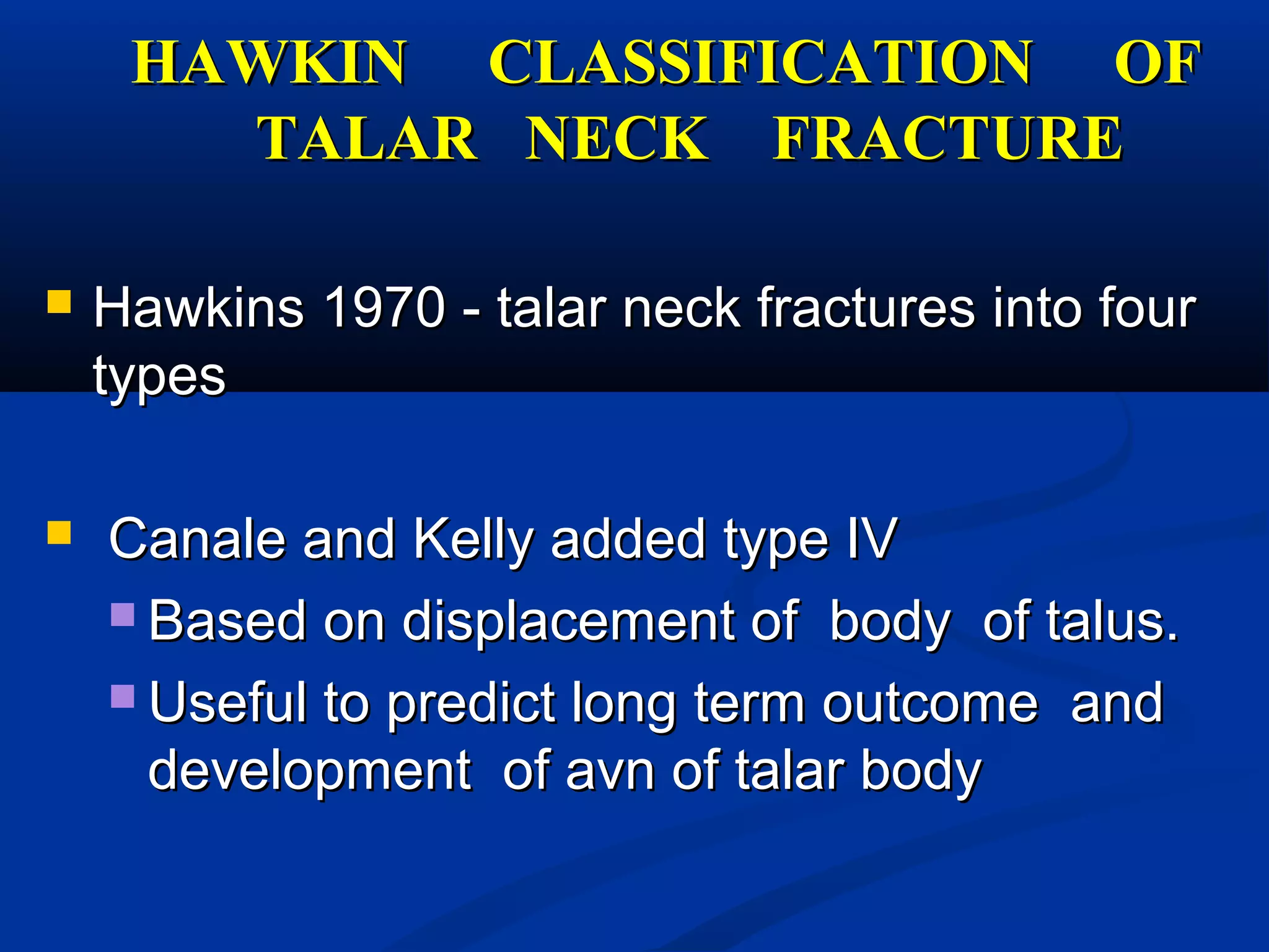 Fracture Talus | PPT