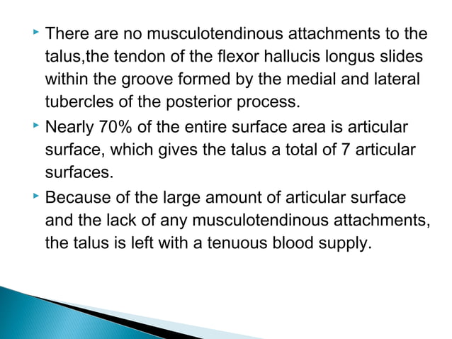Fracture talus | PPT