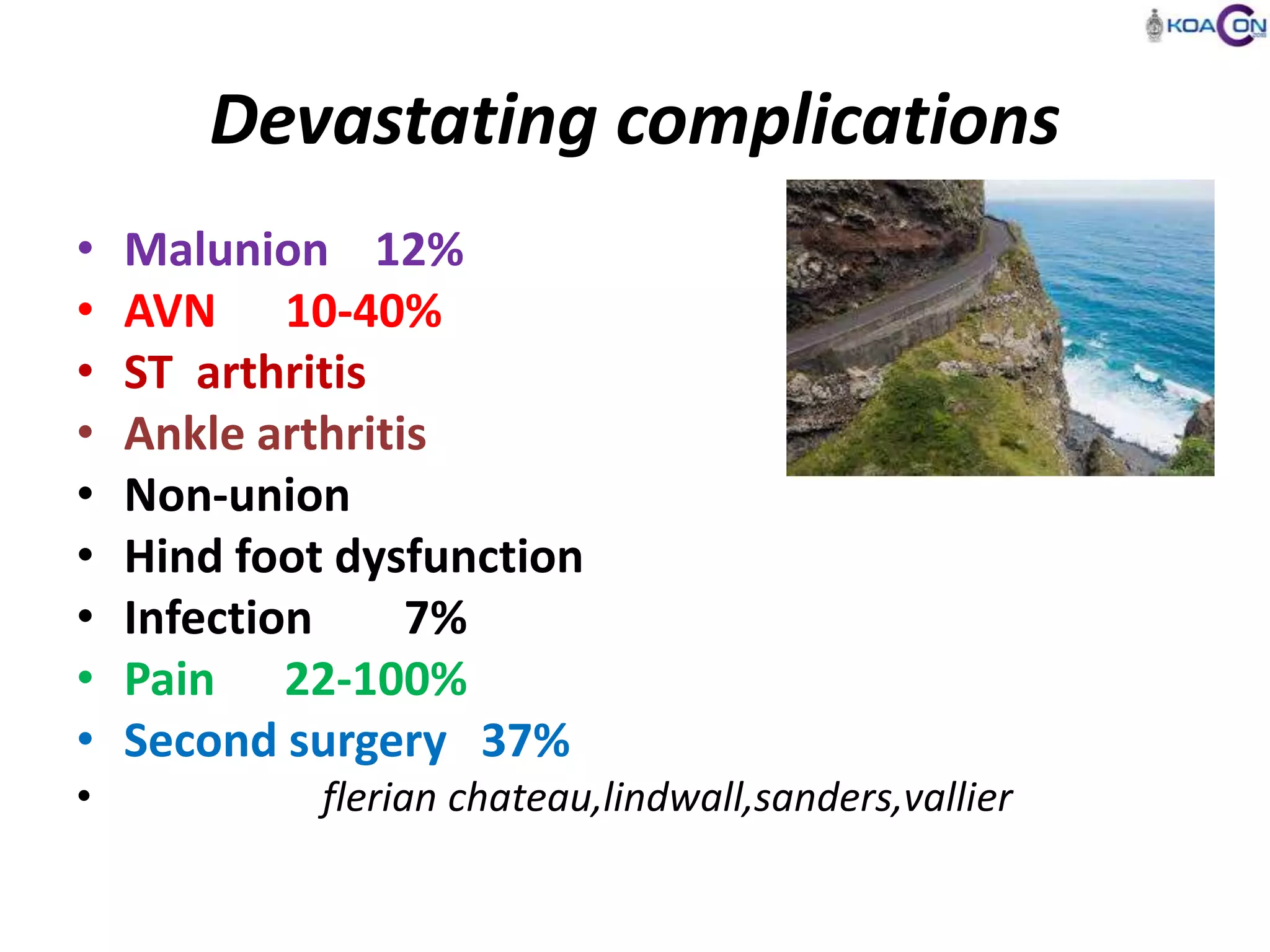Fracture talus surgical options-dr mohamed ashraf-hod orthopaedics govt ...