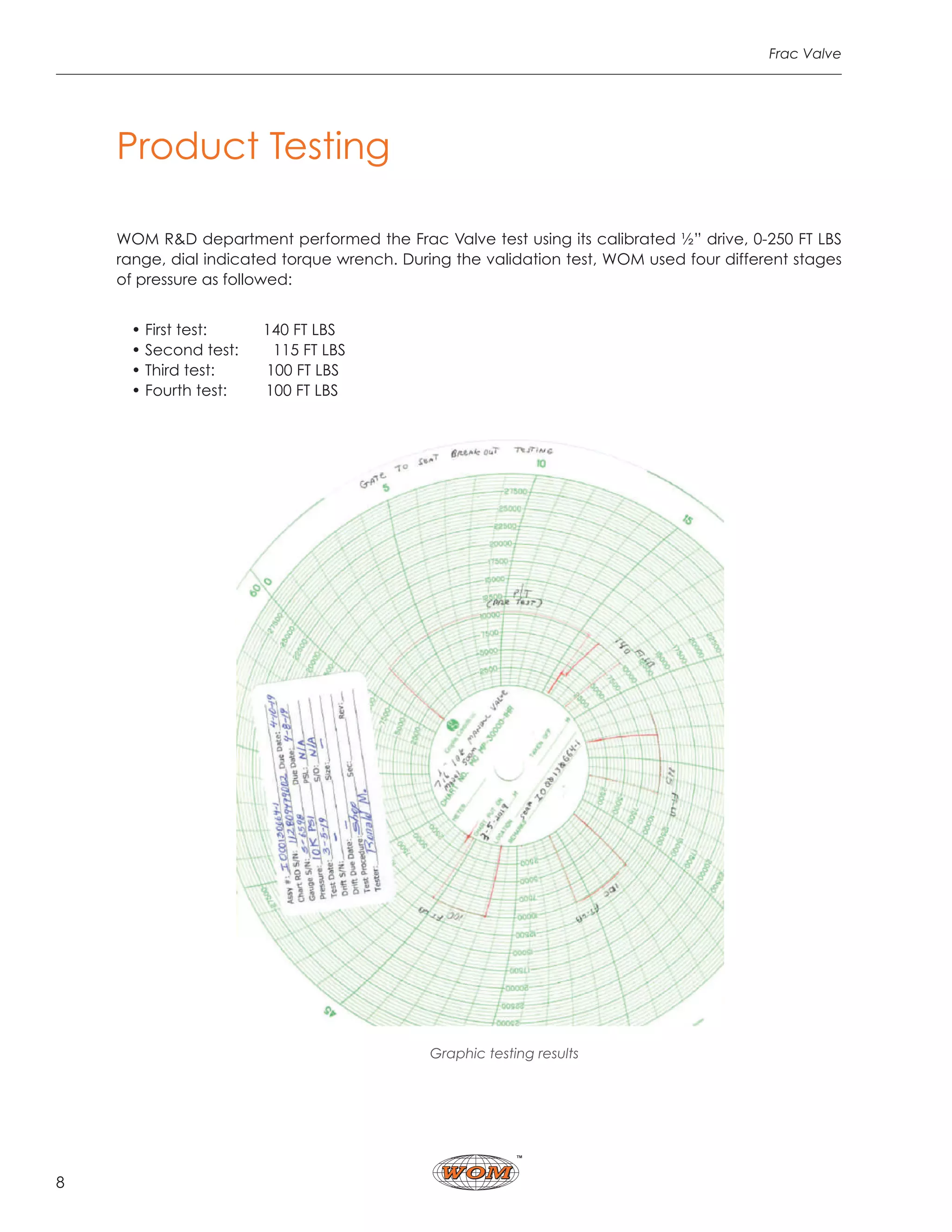 Frac Valve, Frac Valve Oilfield Equipment - WOM Group | PDF