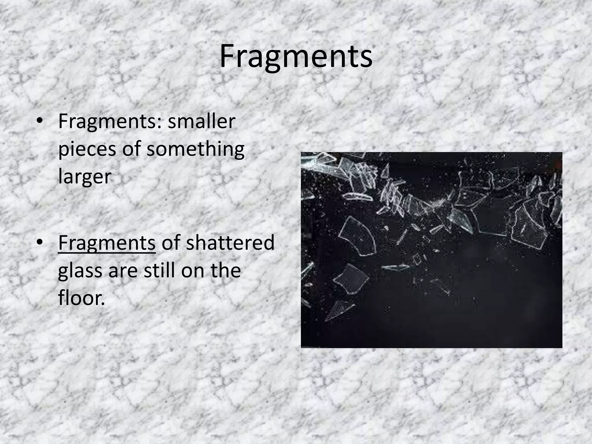 Frag Vocabulary | PPT