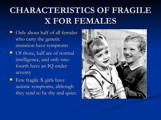 Fragile x syndrome | PPT