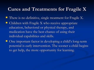 Fragile x syndrome | PPT