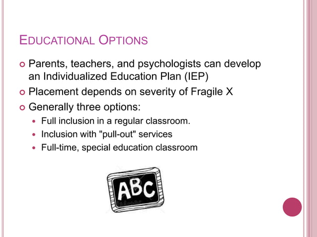 Fragile x syndrome | PPTX | Brain and Nervous System Disorders | Diseases and Conditions