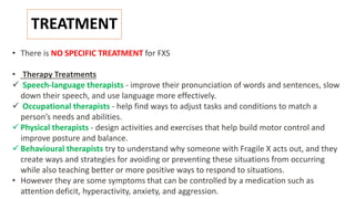 Fragile x syndrome | PPTX