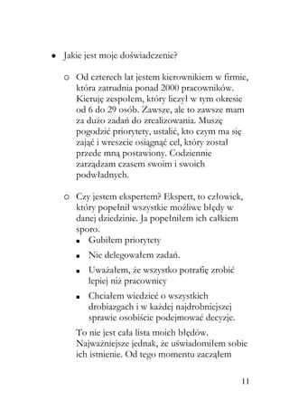 Zarzadzanie Czasem.9 Instrukcji Krok Po Kroku. | PDF