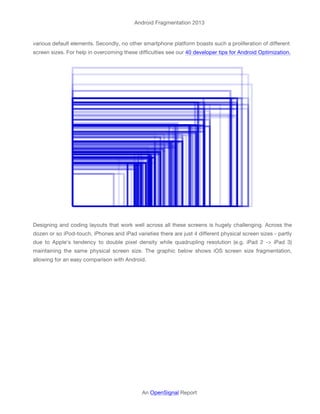 Android fragmentation 2013 | PDF
