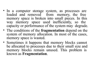 FRAGMENTATION final impotant topic .pptx | Data Storage and Warehousing | Computing