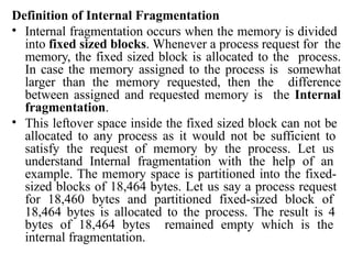 FRAGMENTATION final impotant topic .pptx | Data Storage and Warehousing | Computing