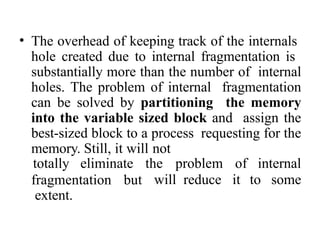 FRAGMENTATION final impotant topic .pptx | Data Storage and Warehousing | Computing