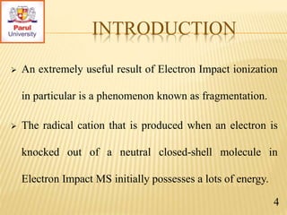 Fragmentation of important functional group- Alkane and corbonyl ...