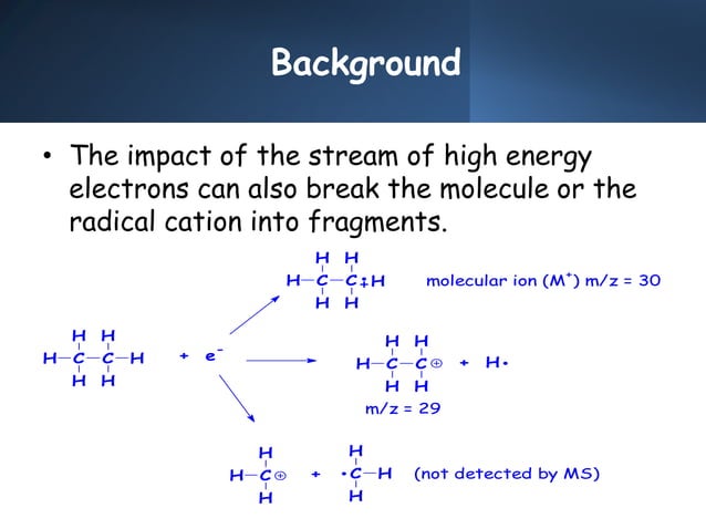 Fragmentation Pattern of Mass Spectrometry | PDF