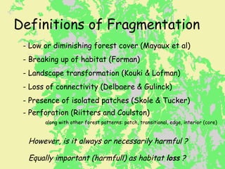 Fragmentation revisited 050902 | PPT