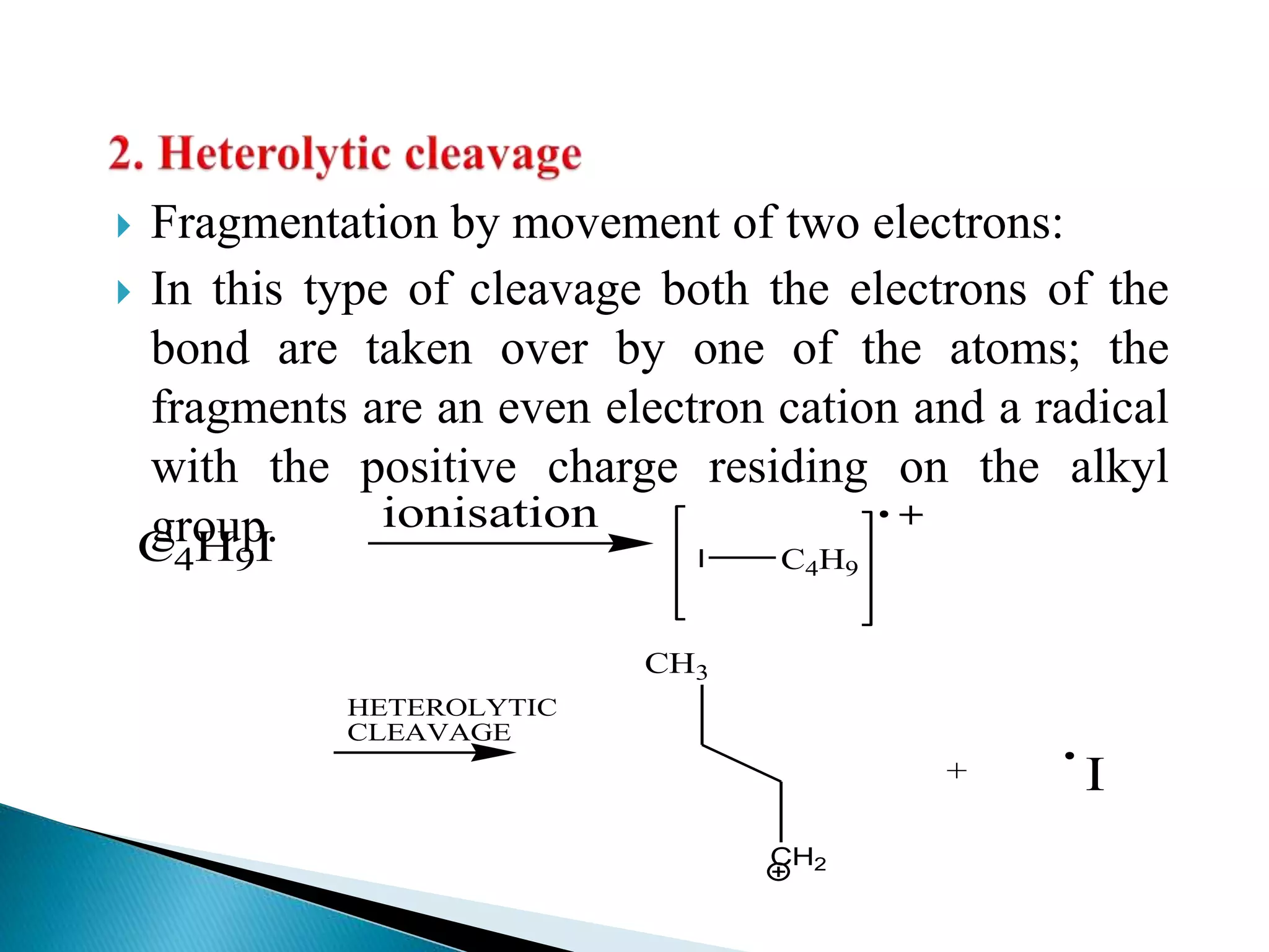 Fragmentation techniques in mass spectroscopy | PPTX