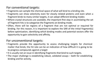 Fragment based drug design | PPTX