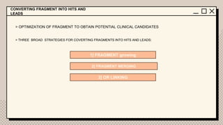 FRAGMENT BASED DRUG DESIGN .pptx