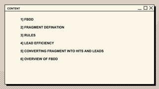 FRAGMENT BASED DRUG DESIGN .pptx