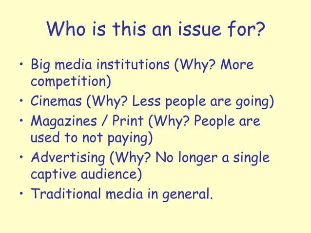 A Fragmented Audience | PPT