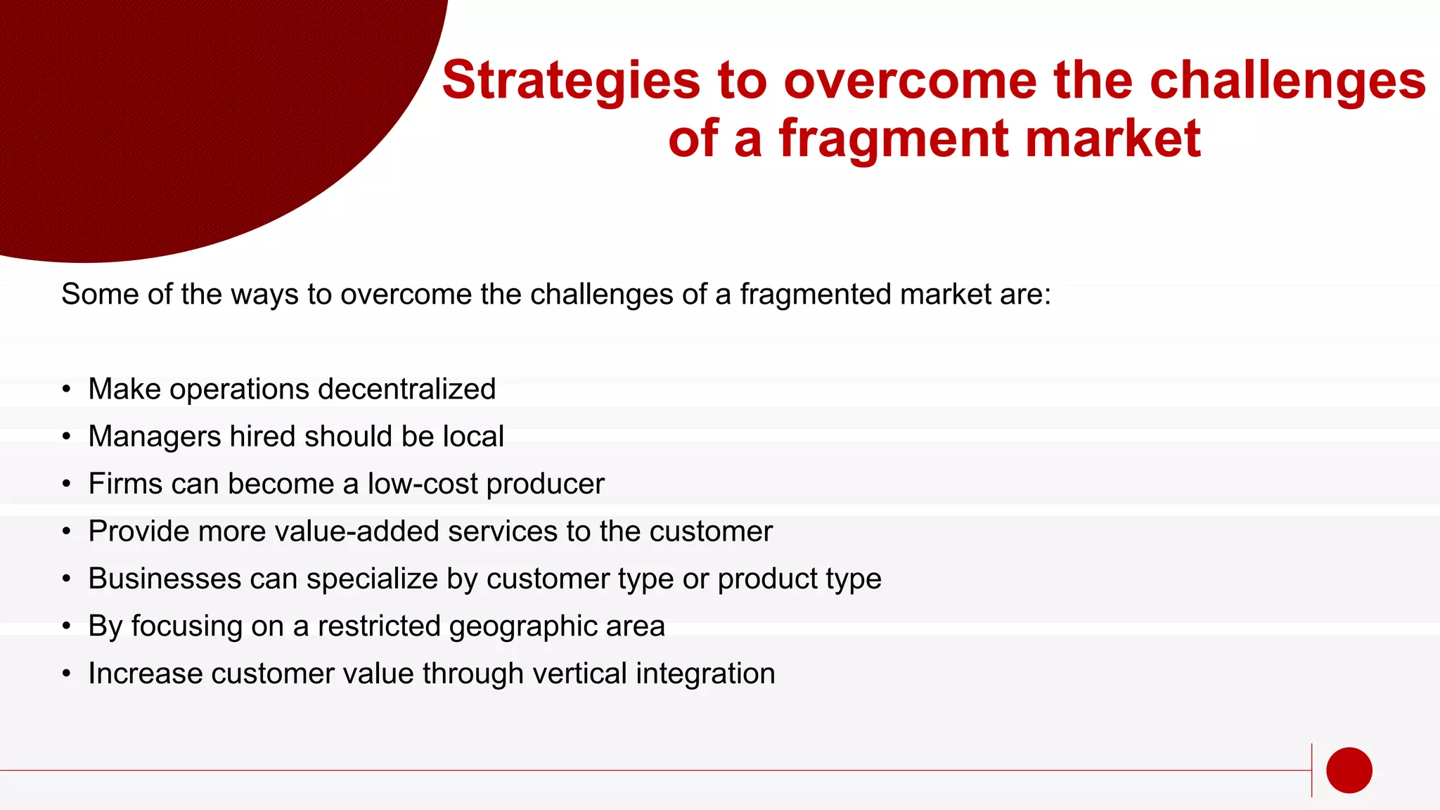 Fragmented market | PPTX