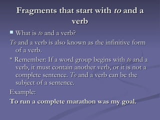 Fragments | PPT