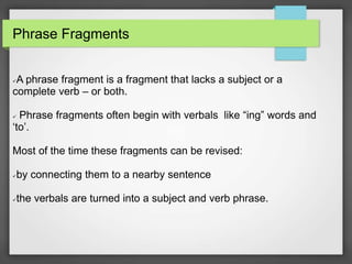 Fragments.ppt