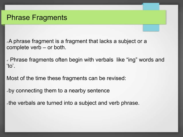 Fragments.ppt