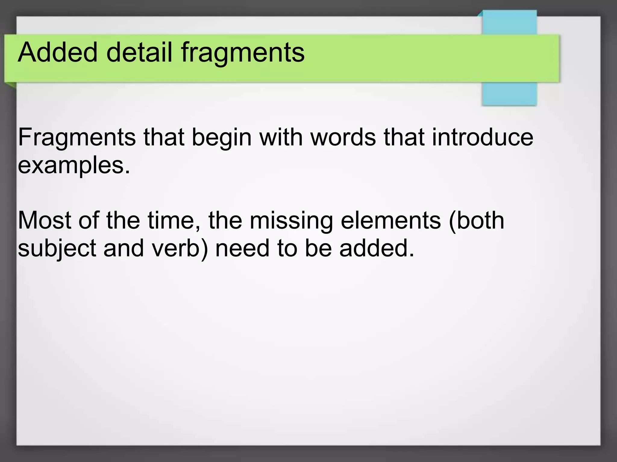 Fragments.ppt