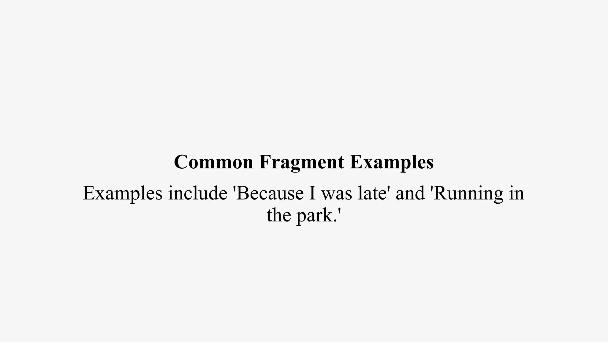 Understanding Fragments: Complete Thoughts in Writing | PPT