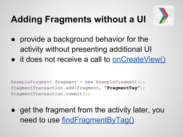 Fragments anyone | PPT