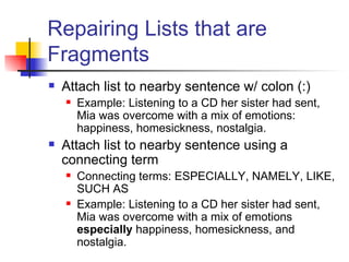 Fragments notes 2 powerpoint | PPT | Desktop Publishing | Computer ...