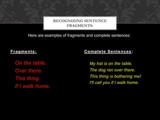 Fragments & Run - on Sentences (1).pptx