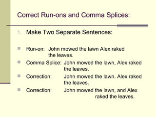 Grammar boot camp #1 | PPT