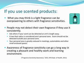 Fragrance Sensitivity Awareness | PPTX