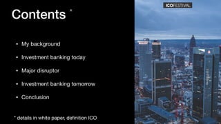Investment Banking in the Age of Blockchain by Hans Overturf (Sisu ...