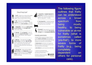 Frail elderly [compatibility mode] | PPT | Free Download