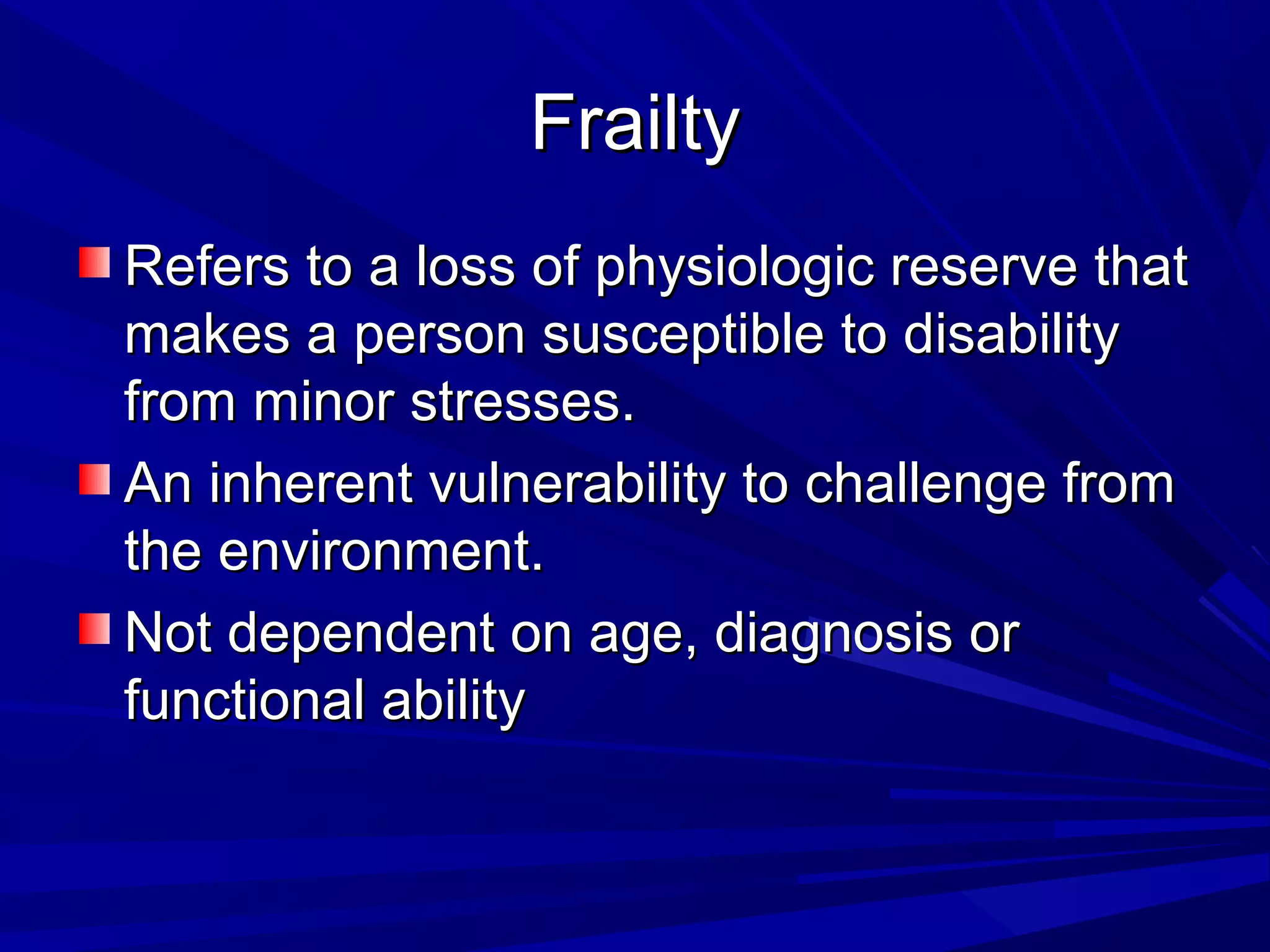 Frailty | PPT
