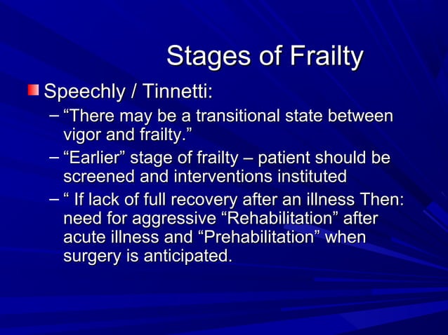 Frailty | PPT