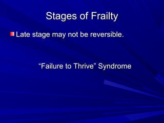Frailty | PPT