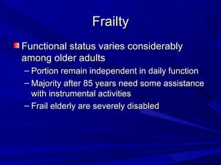 Frailty | PPT