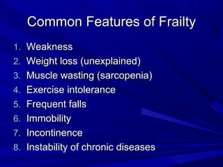 Frailty | PPT