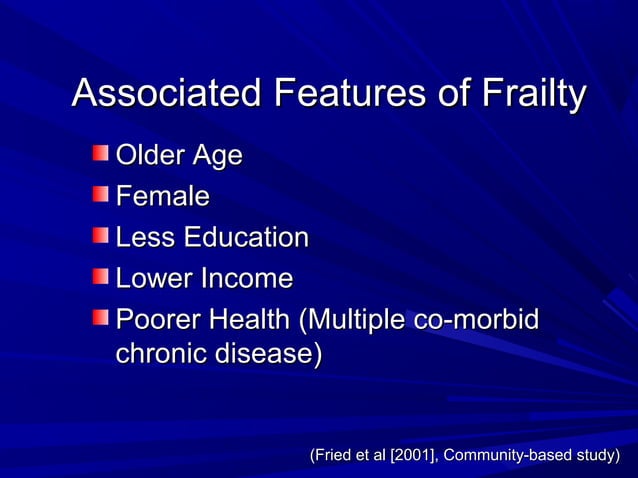 Frailty | PPT