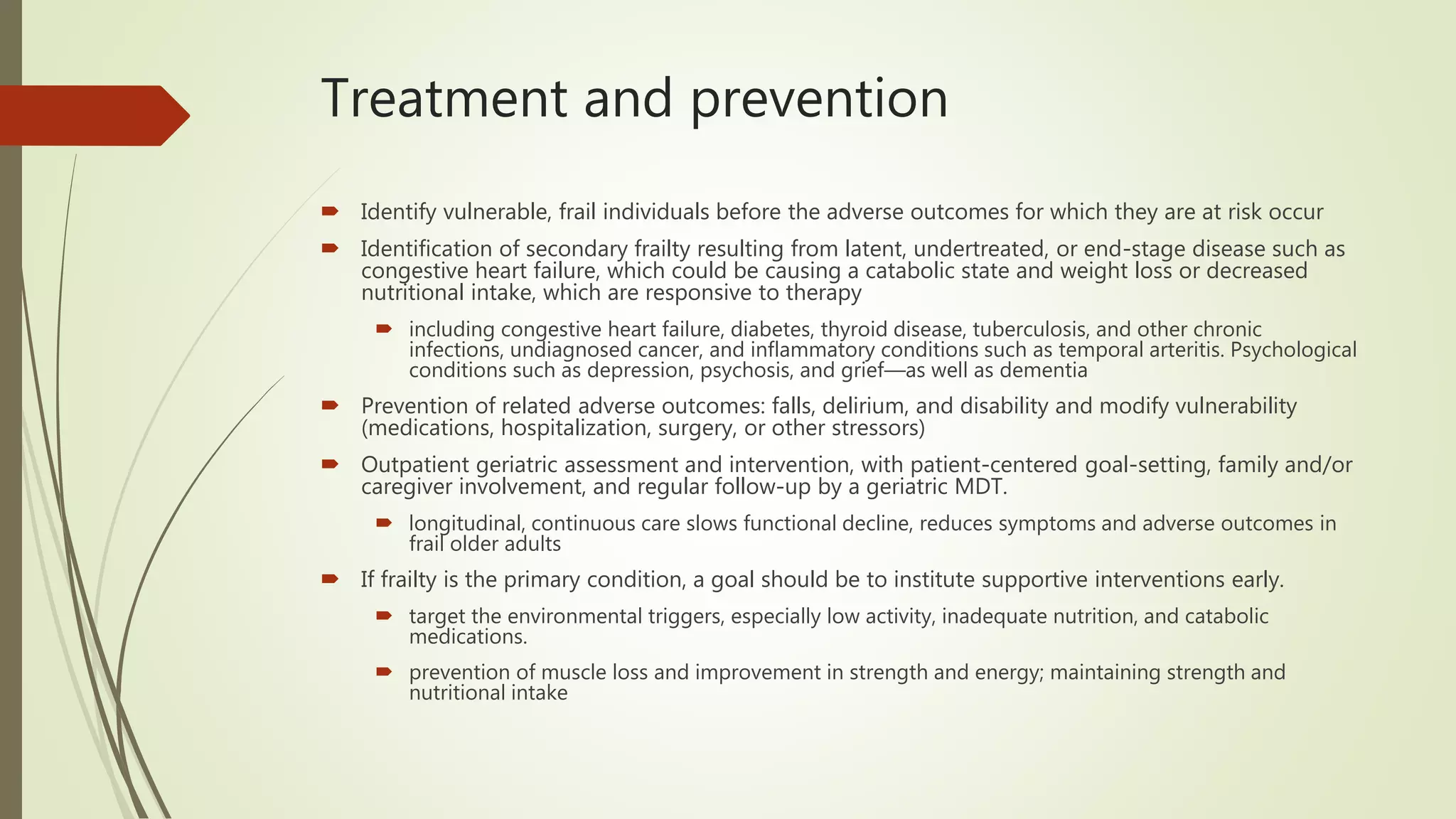 Frailty in the elderly | PPTX