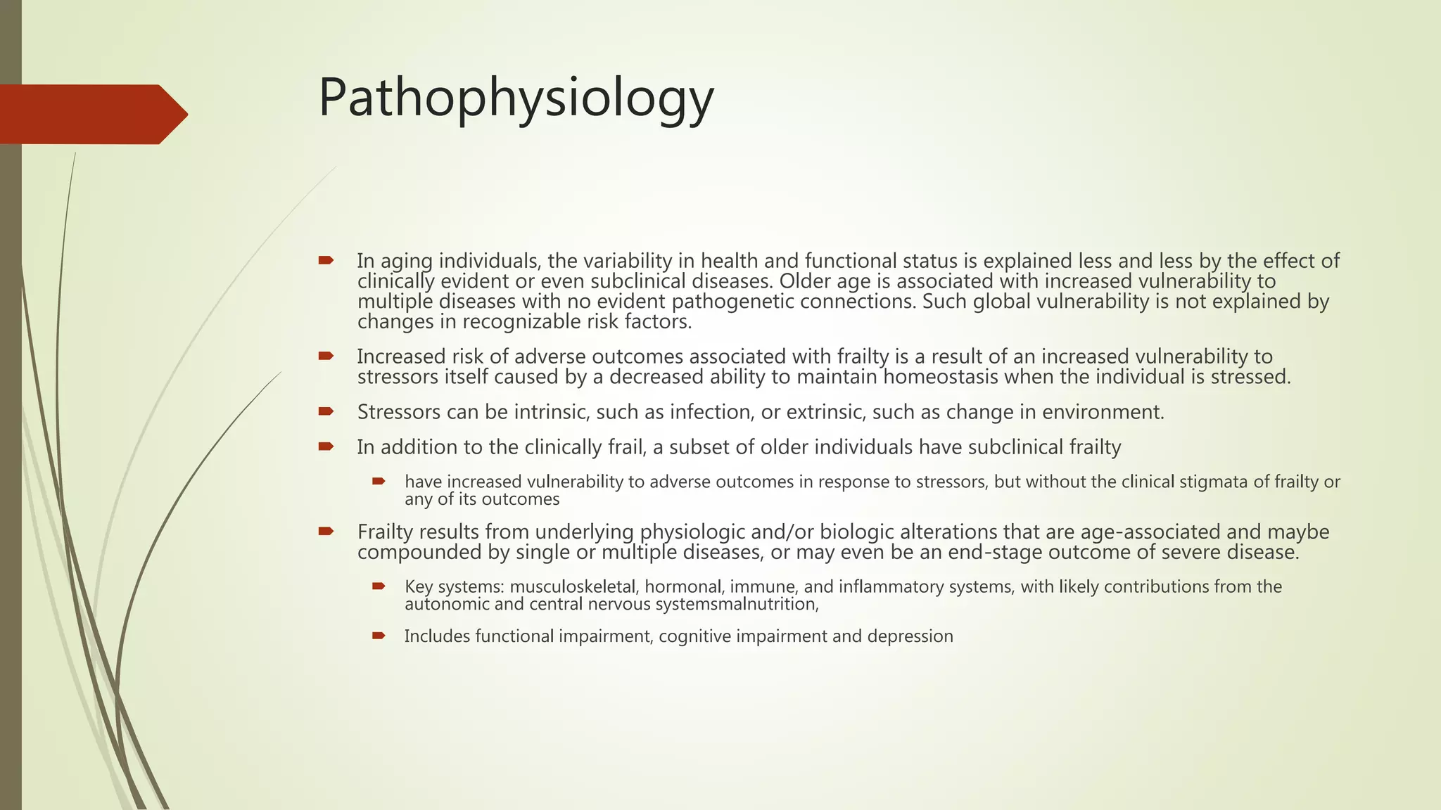 Frailty in the elderly | PPTX