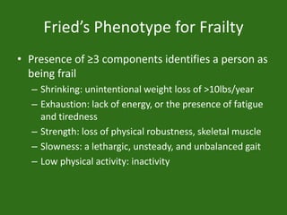 Frailty applications in practice | PPTX