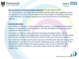 Focus on Frailty breakout session: Capacity and Positive Risk Taking | PPTX