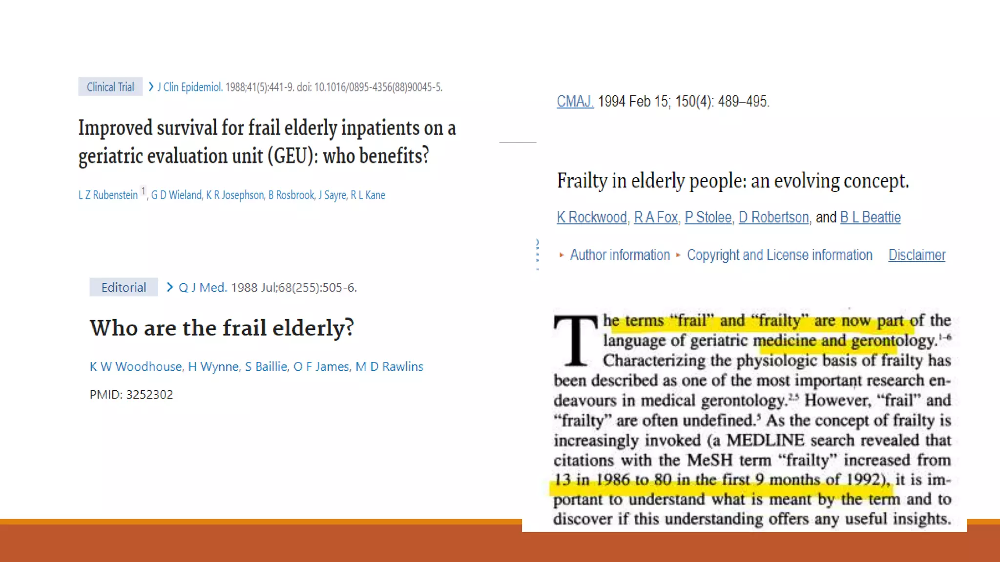Frailty in older adults: Myths and Facts | PPTX