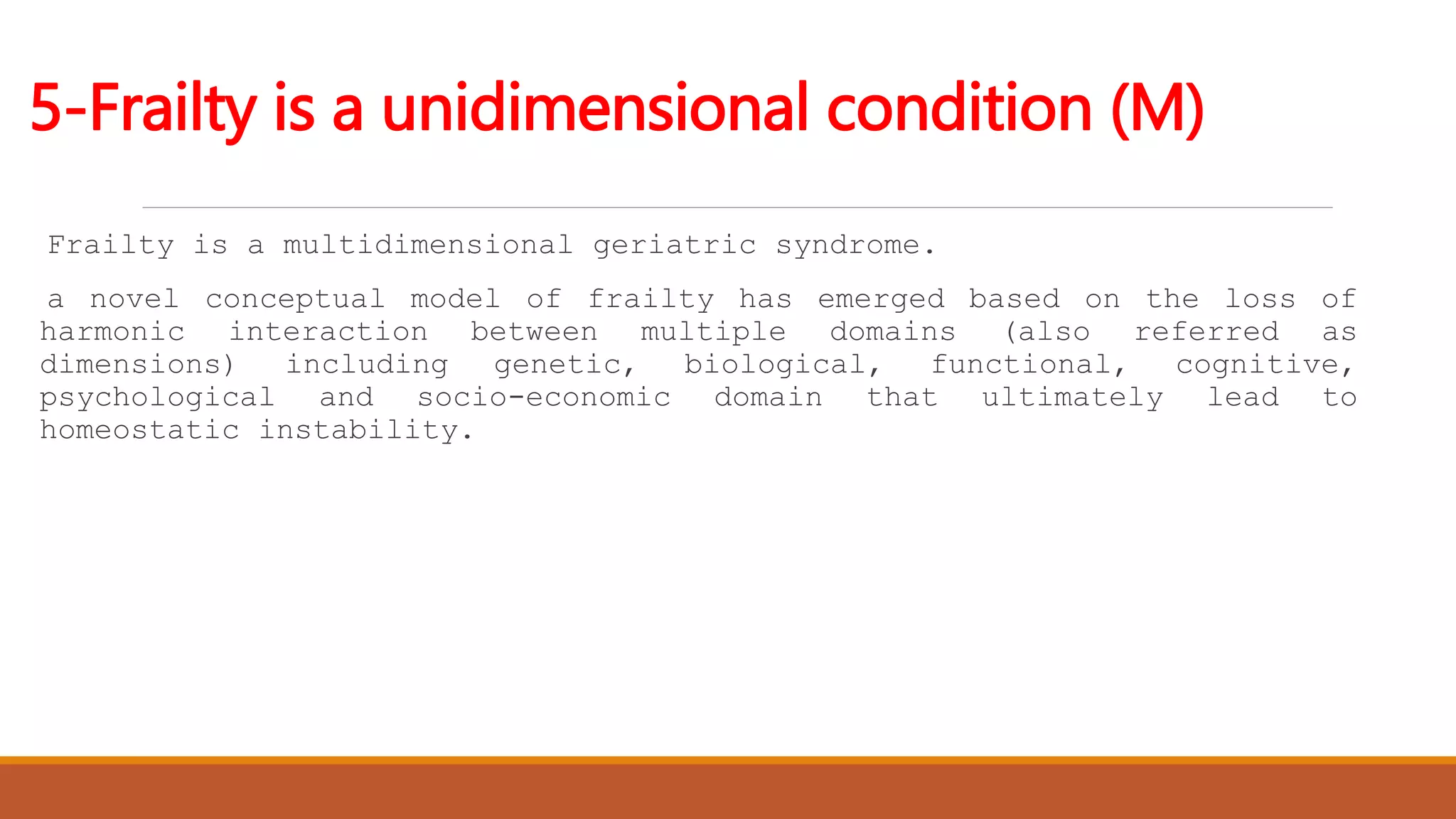 Frailty in older adults: Myths and Facts | PPTX