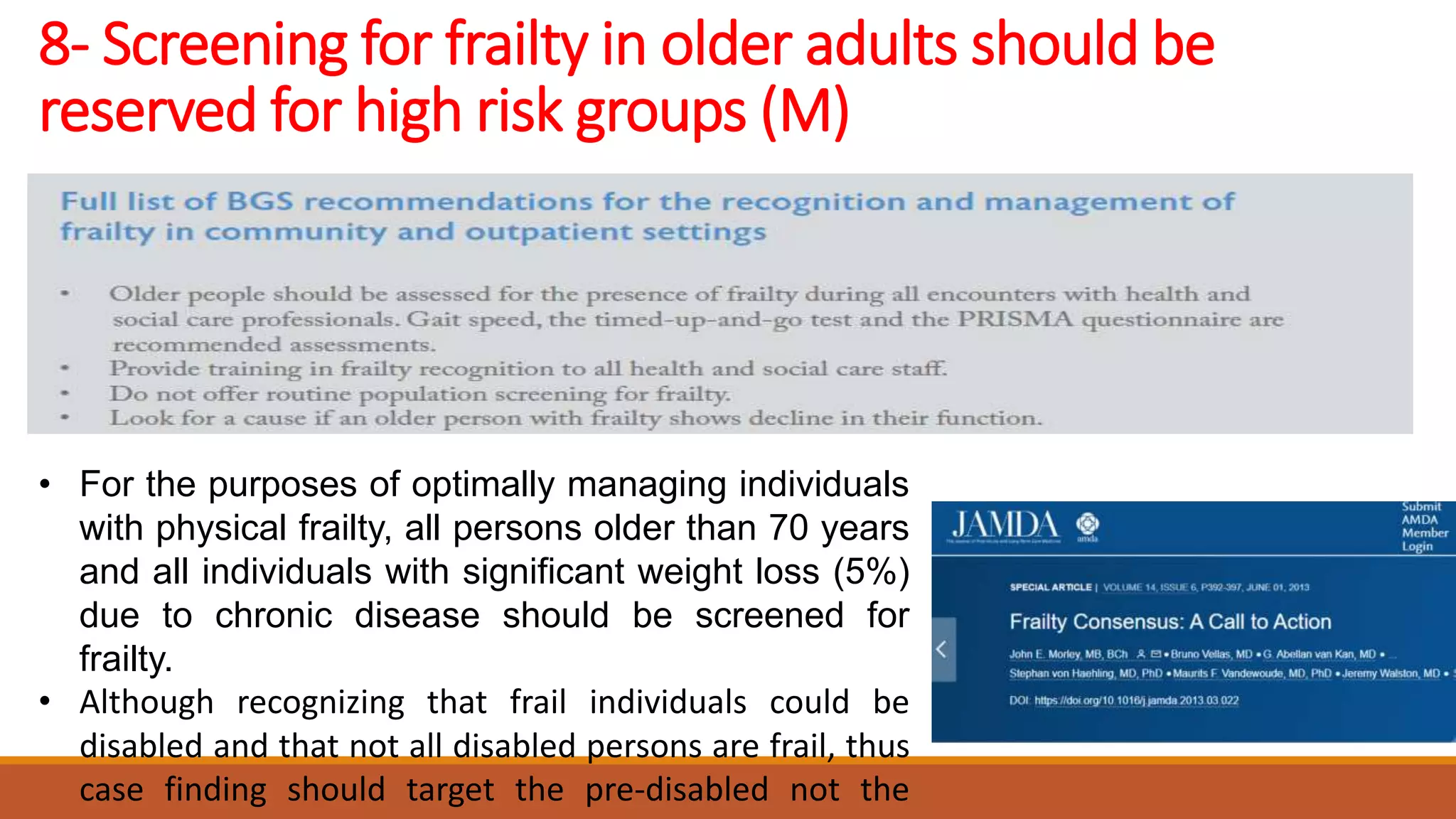 Frailty in older adults: Myths and Facts | PPTX
