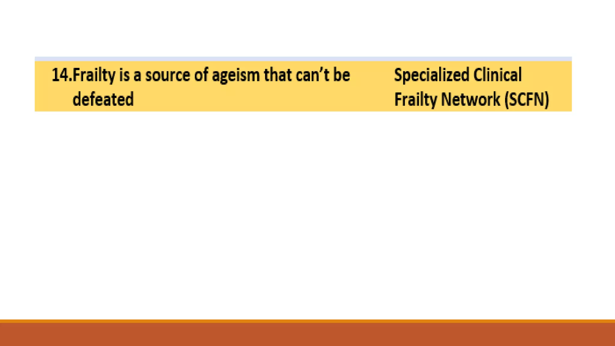 Frailty in older adults: Myths and Facts | PPTX